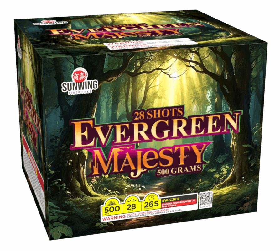 EVERGREEN MAJESTY – Sunwing Fireworks